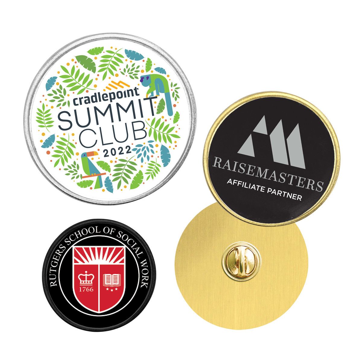 Speed print lapel pins - 4 day production | Order Swag