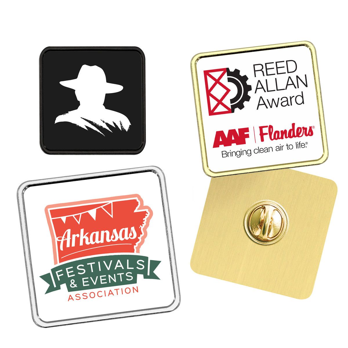 Speed print lapel pins - 4 day production | Inkmule