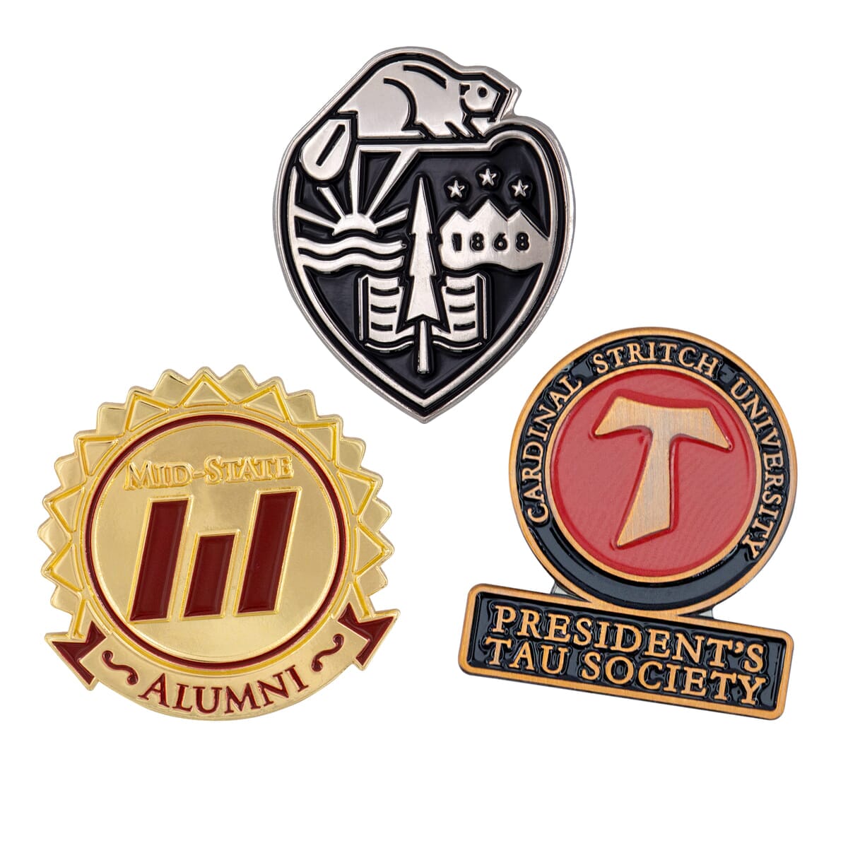 Lapel Pin - Die Struck Brass Soft Enamel (1-1/4") | Inkmule
