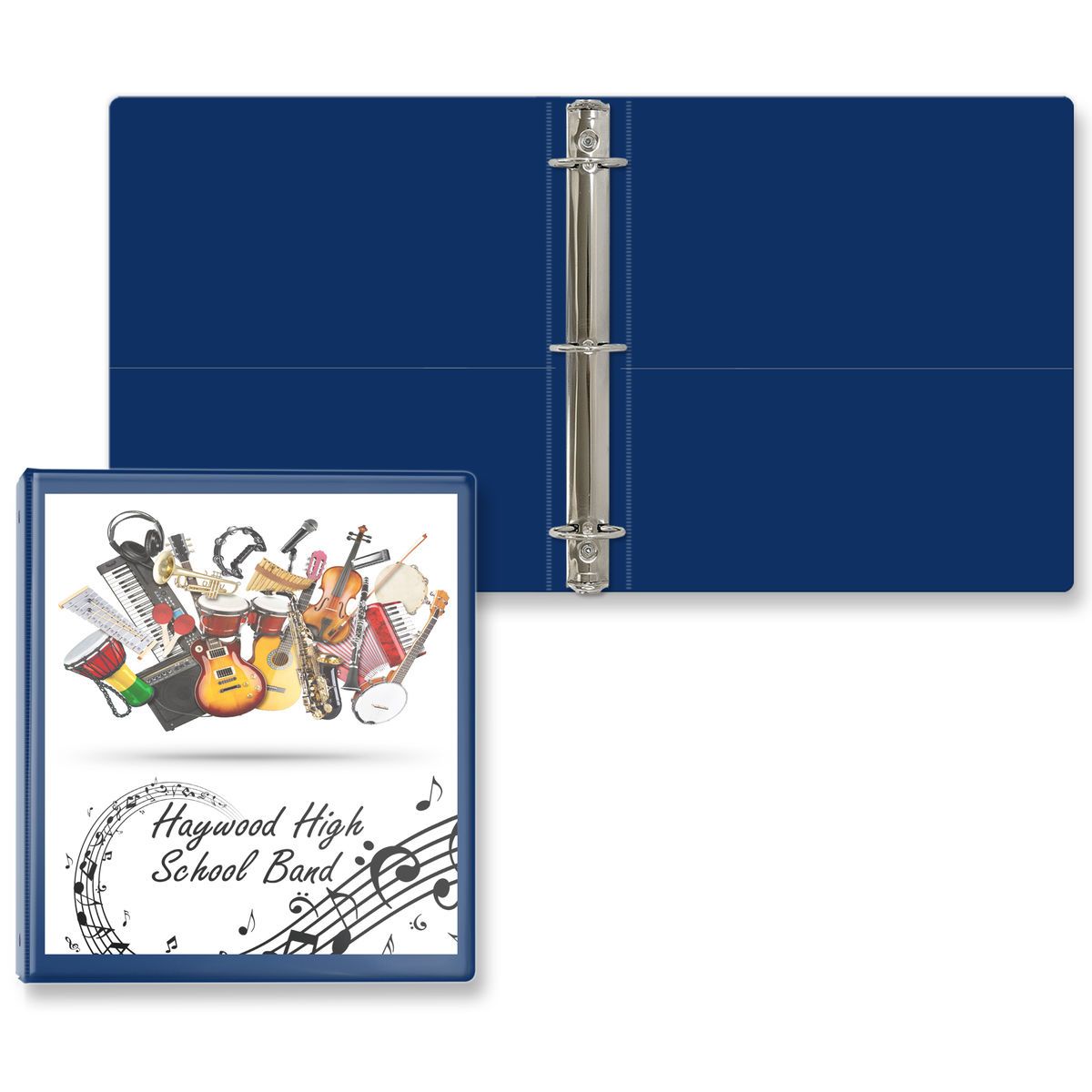 Custom 1 12 entrapment round ring binder Brand Merch| BrandExtenders