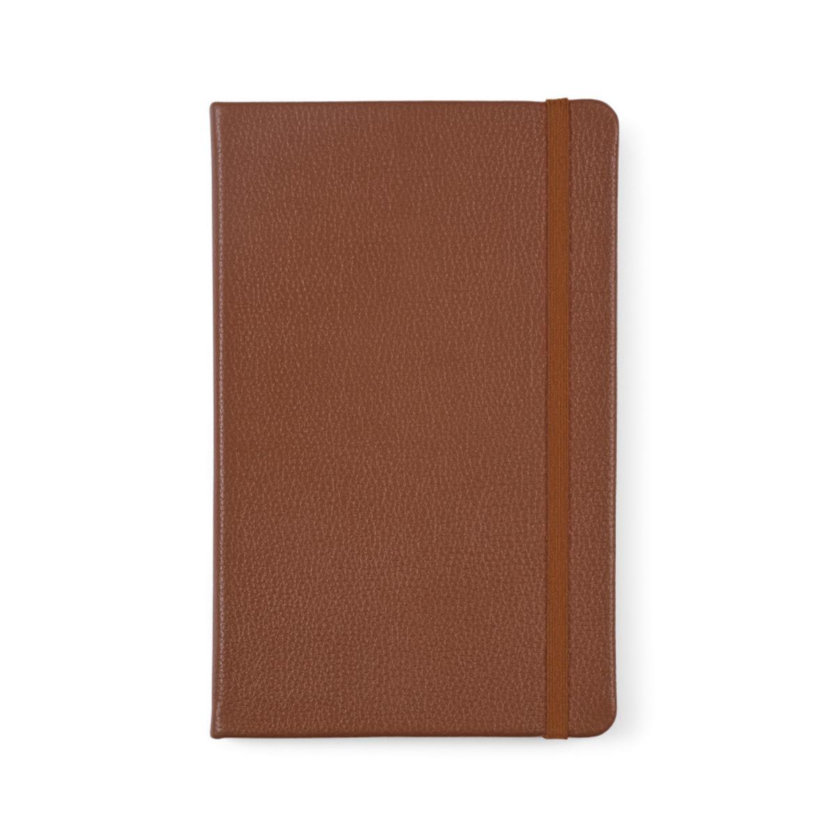 Promotional Moleskine® leather ruled large notebook Personalized With Your Custom Logo