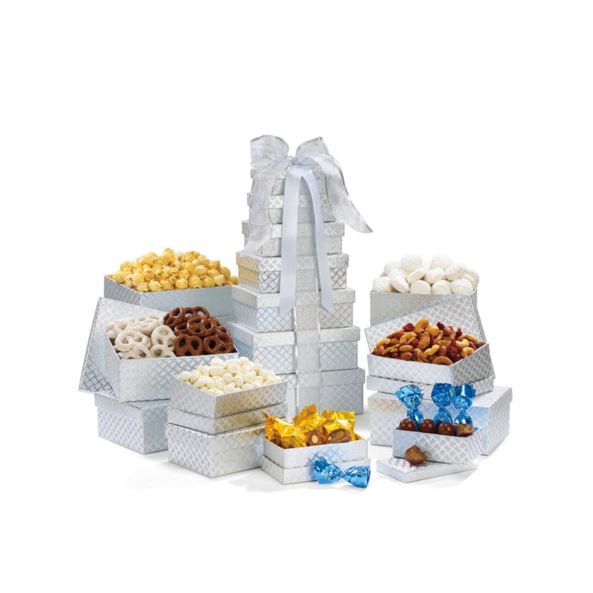 Sweet & savory snackability tower | Corporate Specialties