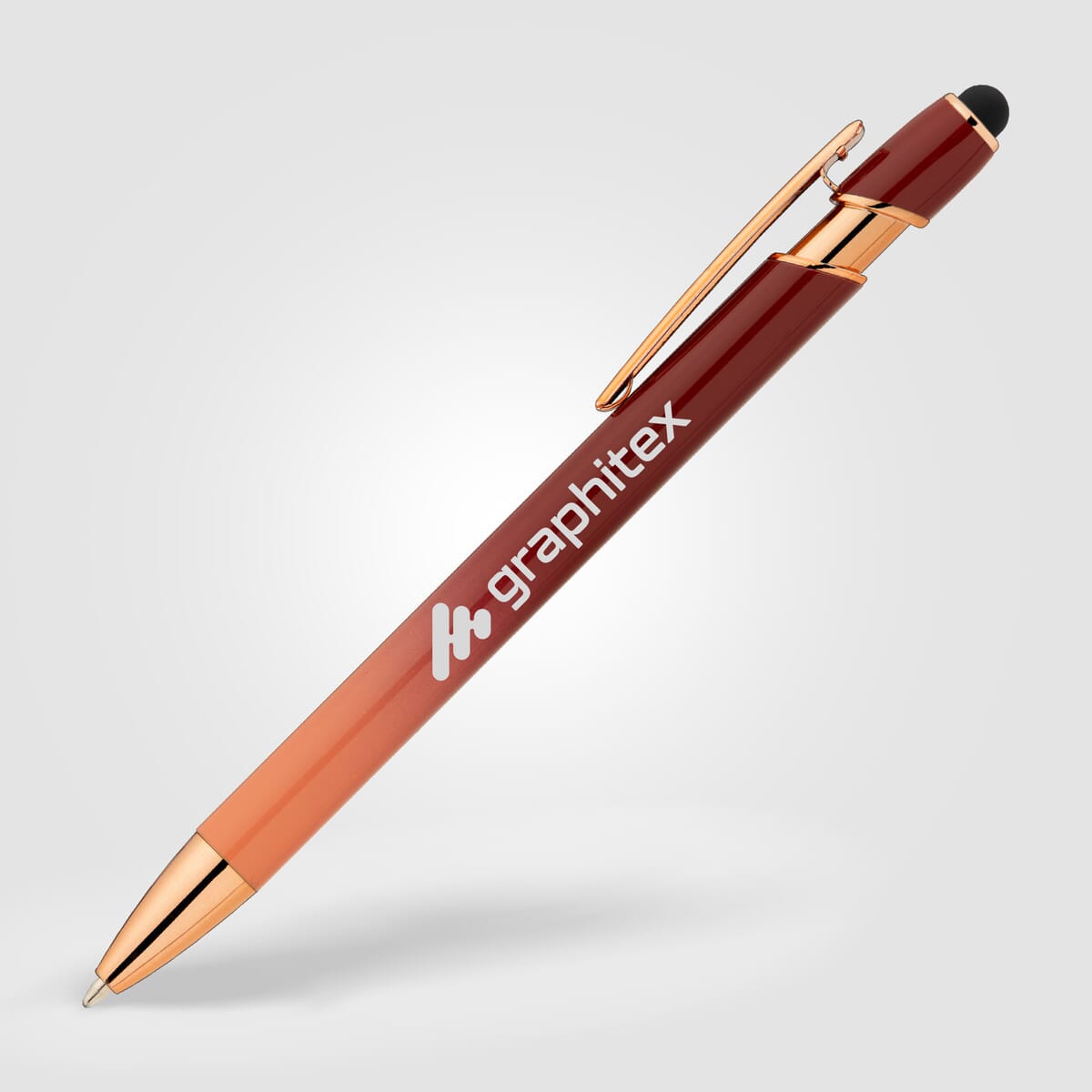 Ellipse Ombre Rose Gold Stylus Pen | Corporate Specialties