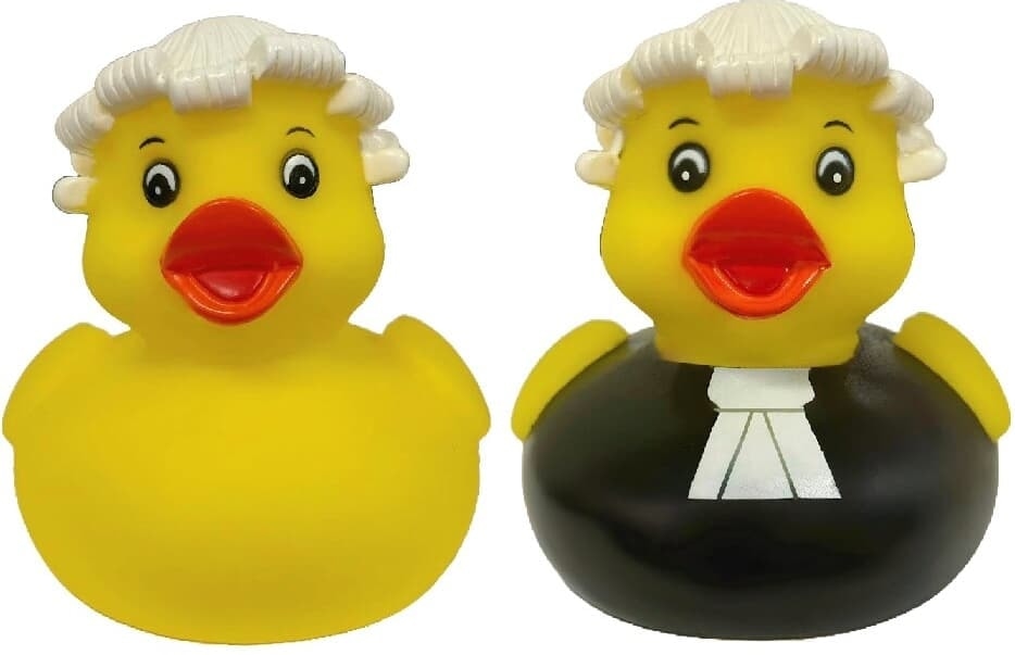 Custom Rubber Judge Duck Personalized With Your Logo | 50 min. qty.