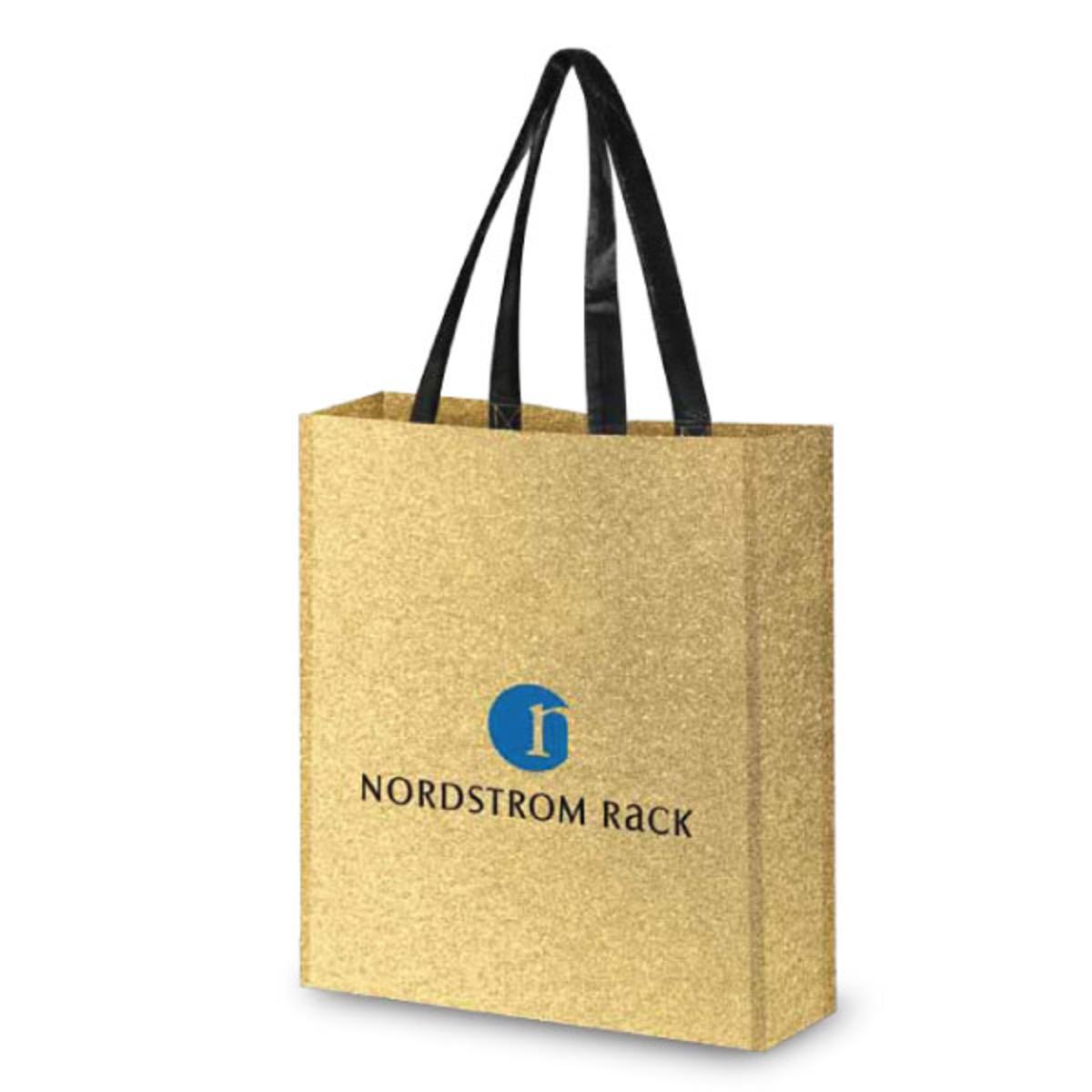 Promotional Large Glitter Tote Bag Personalized With Your Custom Logo
