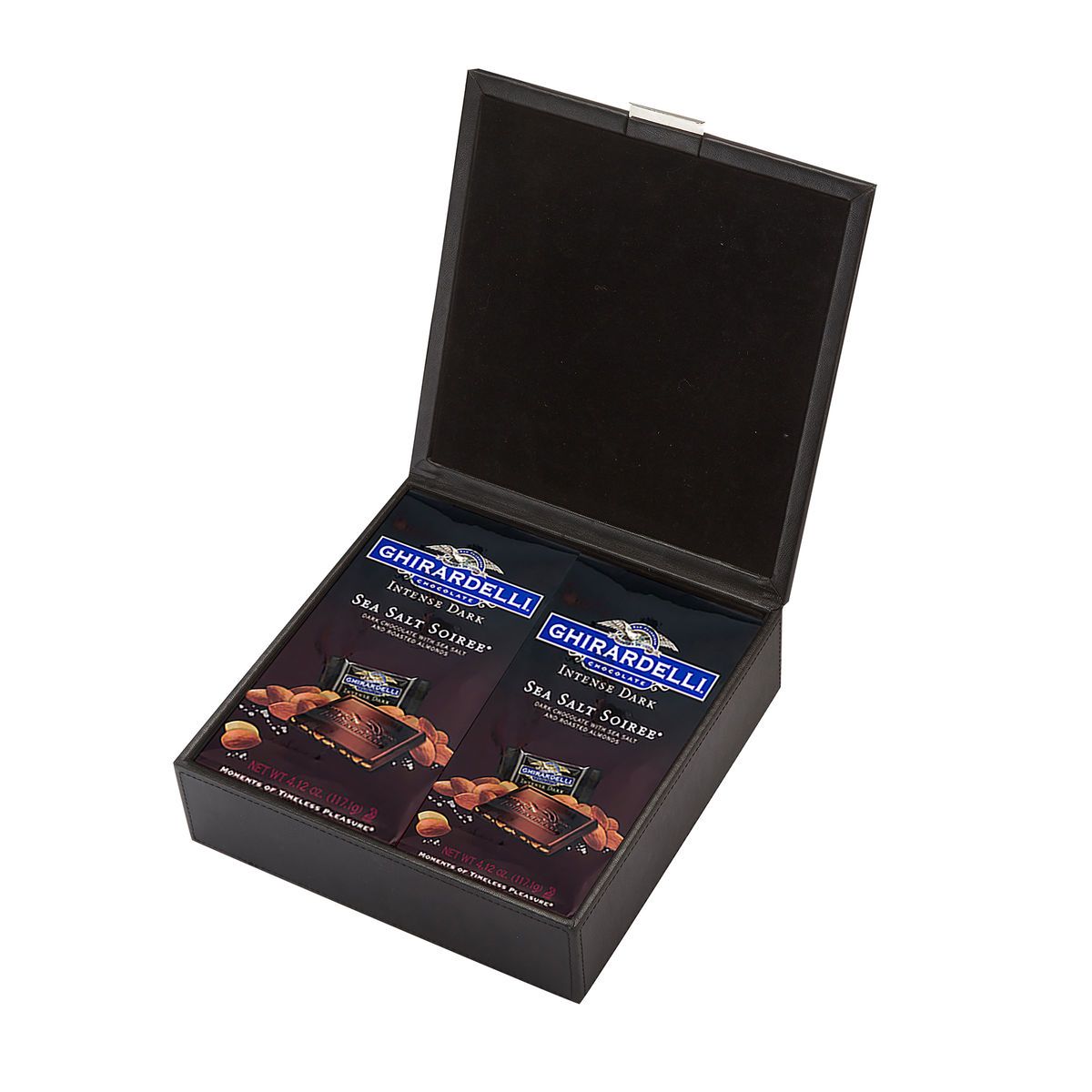 Promotional Harvard gift set with ghirardelli bags Personalized With ...