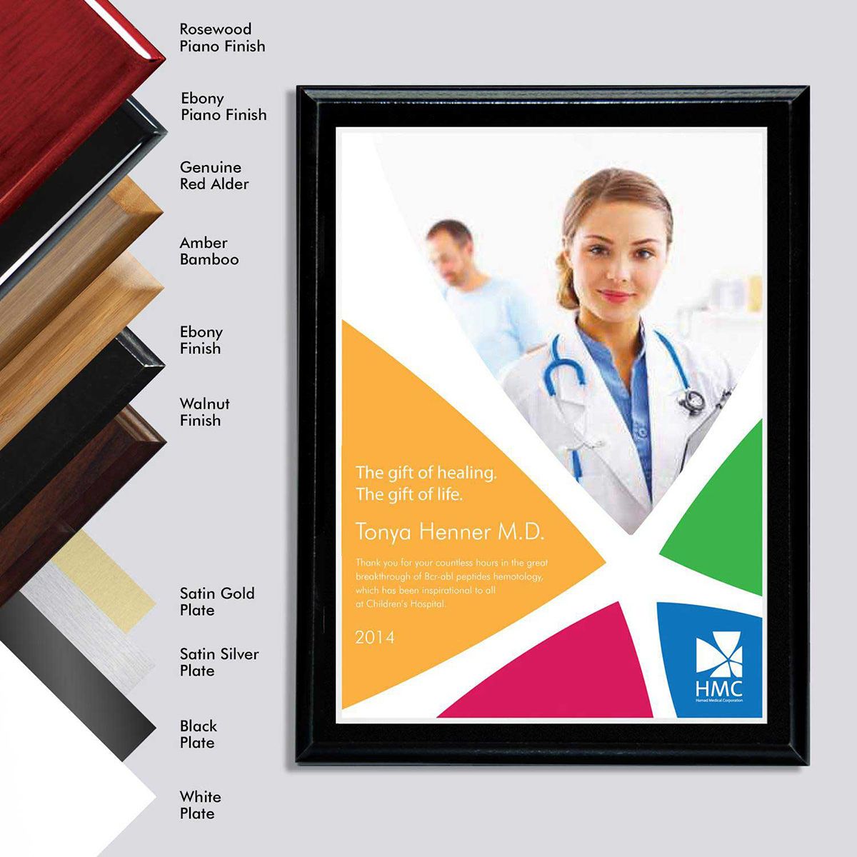 5 x 7 full color plaque | Corporate Specialties