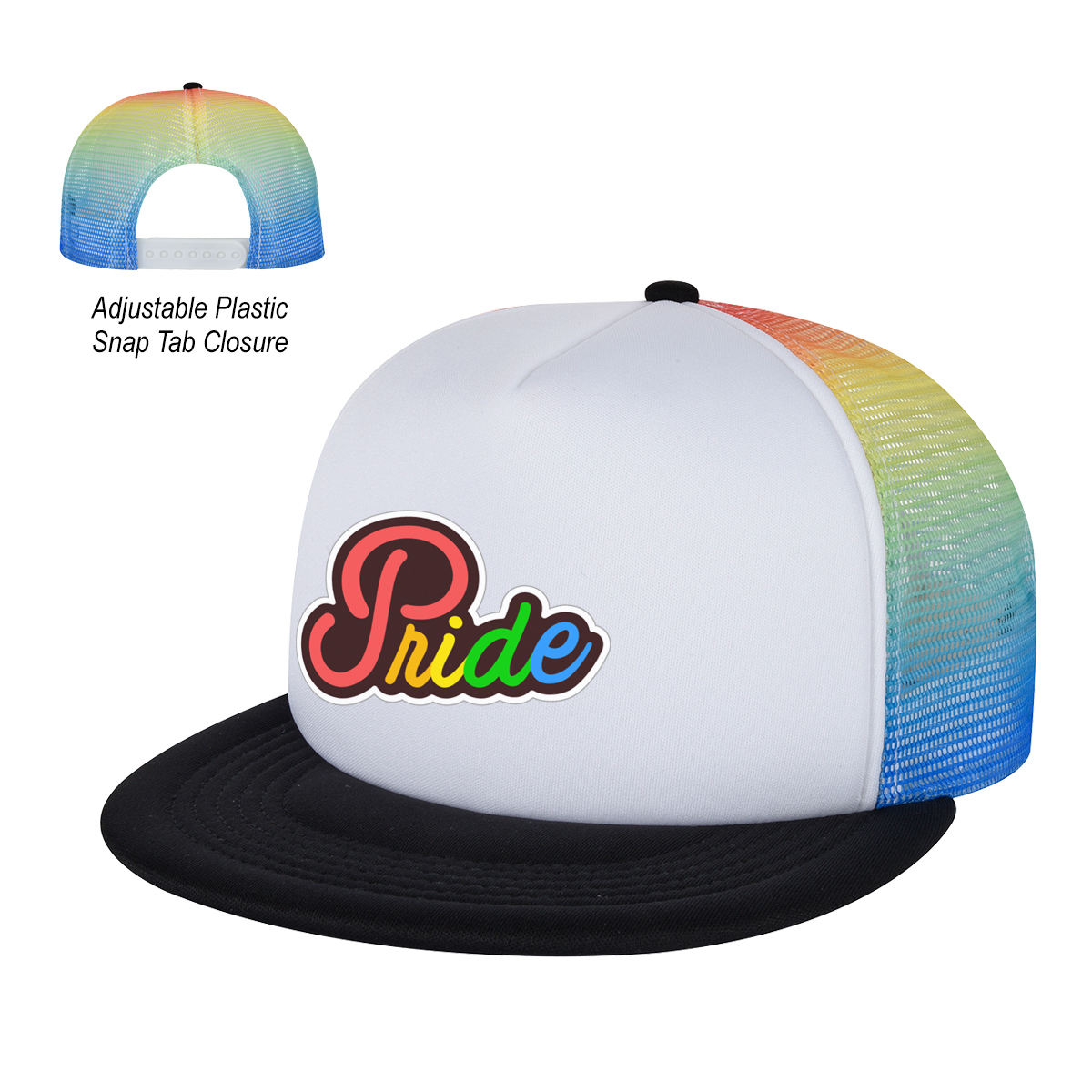 Rainbow mesh trucker cap | Corporate Specialties