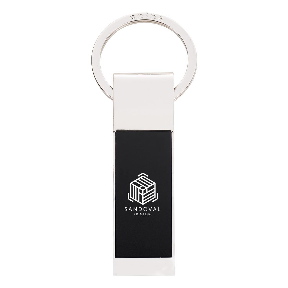 Two-tone rectangle key tag | Corporate Specialties