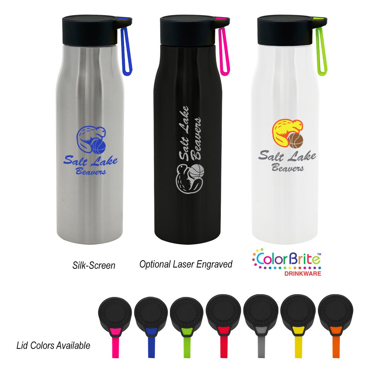 16 oz. daven stainless steel bottle | Corporate Specialties