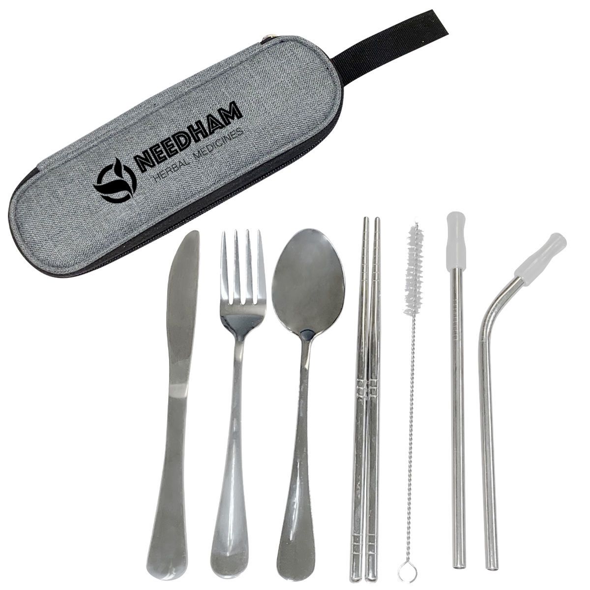 Promotional Stainless Steel Cutlery Set In Pouch Personalized With Your Promotional Stainless Steel Cutlery Set In Pouch Personalized With Your