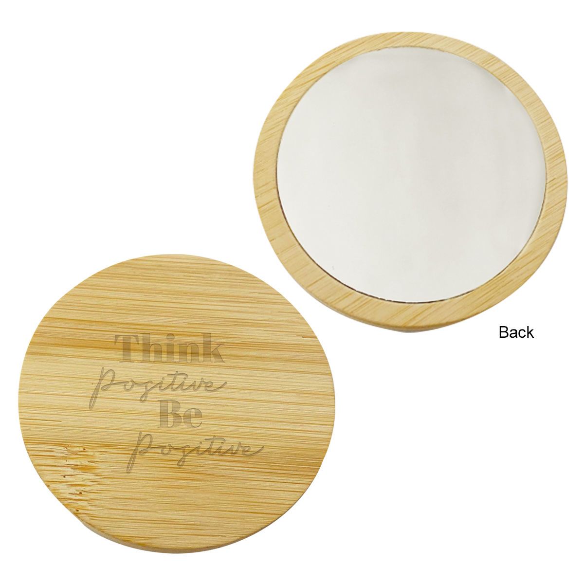 Promotional Bamboo mirror Personalized With Your Custom Logo