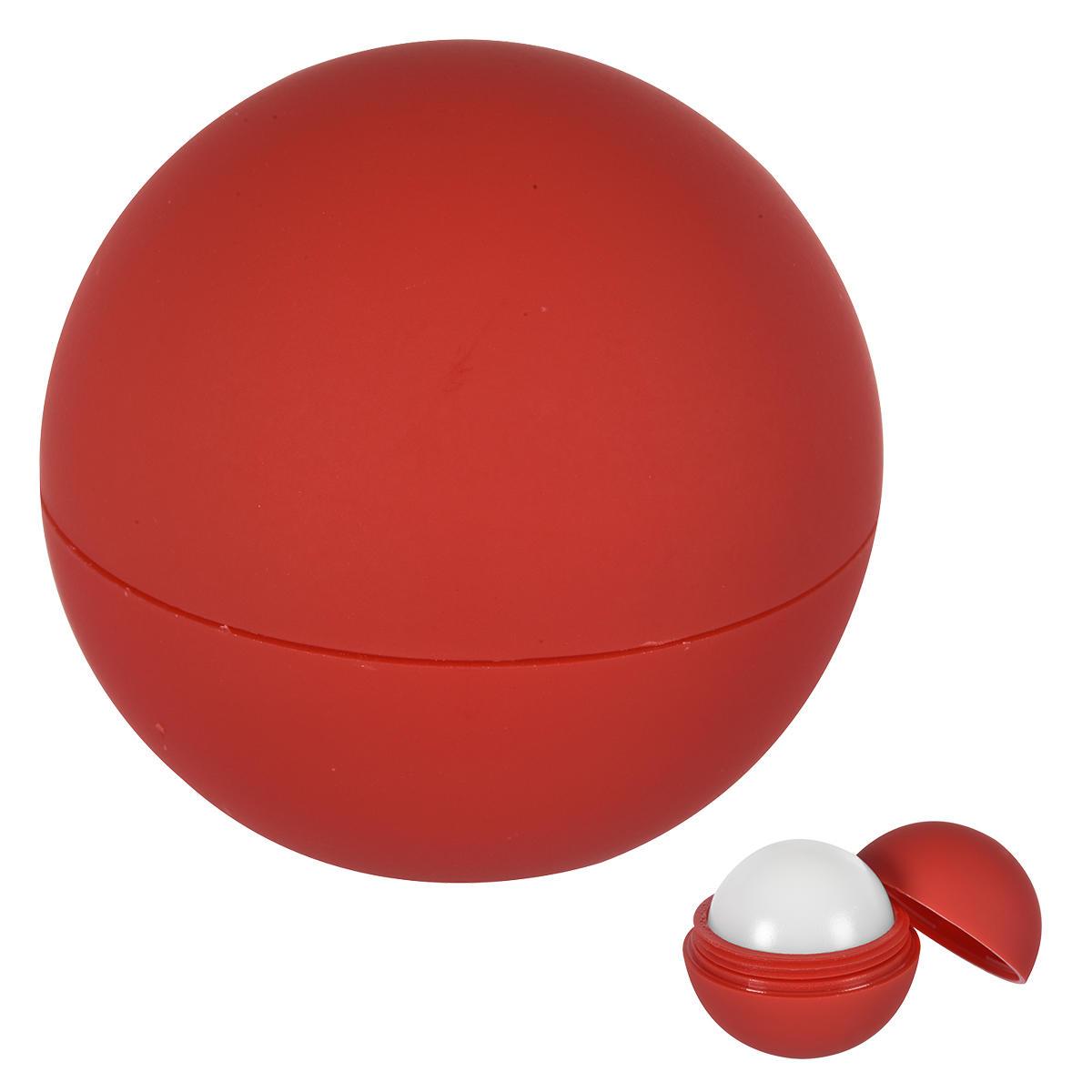 Rubberized lip moisturizer ball | Corporate Specialties