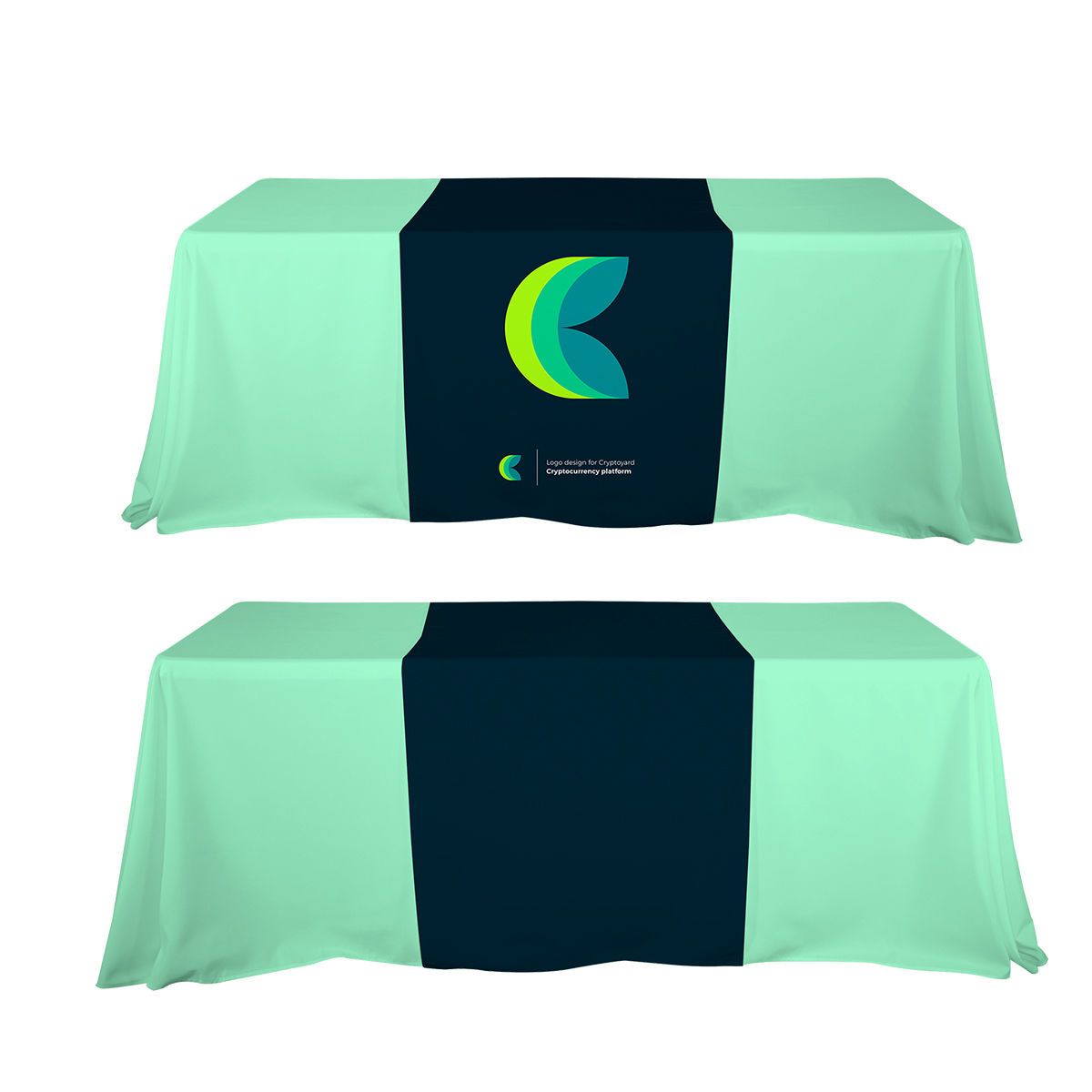 Promotional Table Runner For 6 Table Personalized With Your Custom Logo Promotional Table Runner For 6 Table Personalized With Your Custom Logo