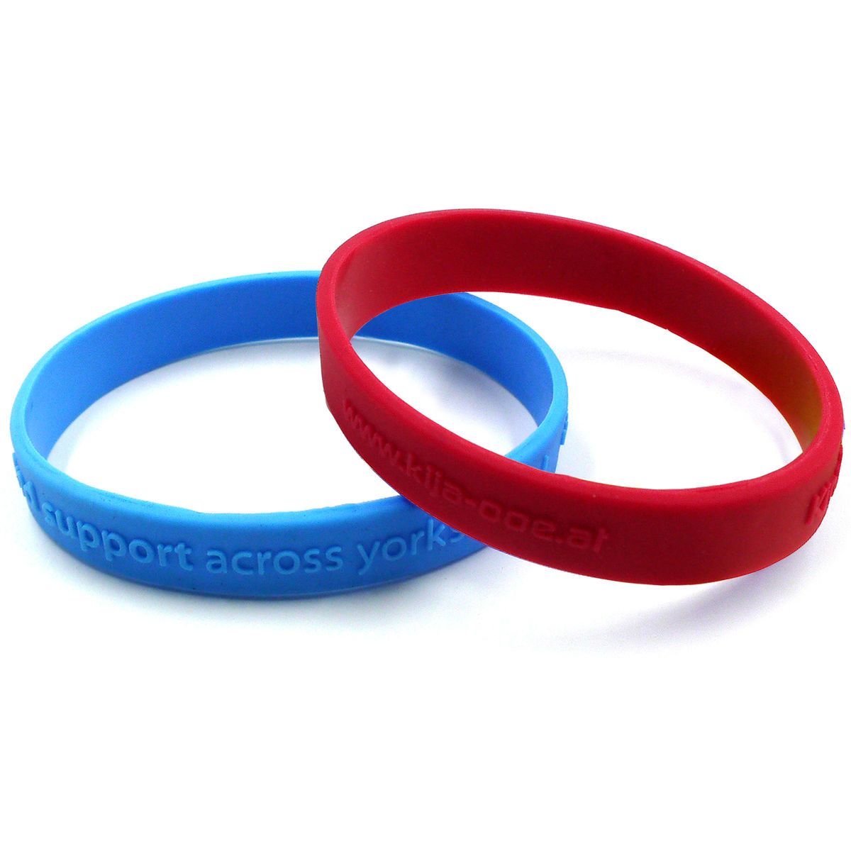 Embossed silicone bracelets 12mm | Corporate Specialties