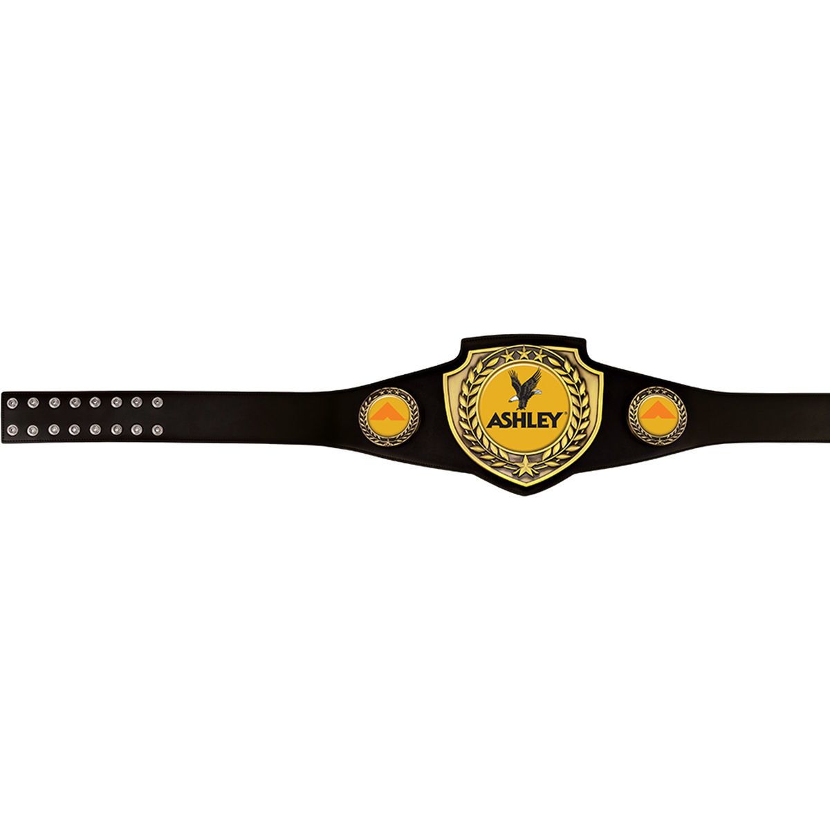 Promotional Shield championship belts black-antiqued gold Personalized ...