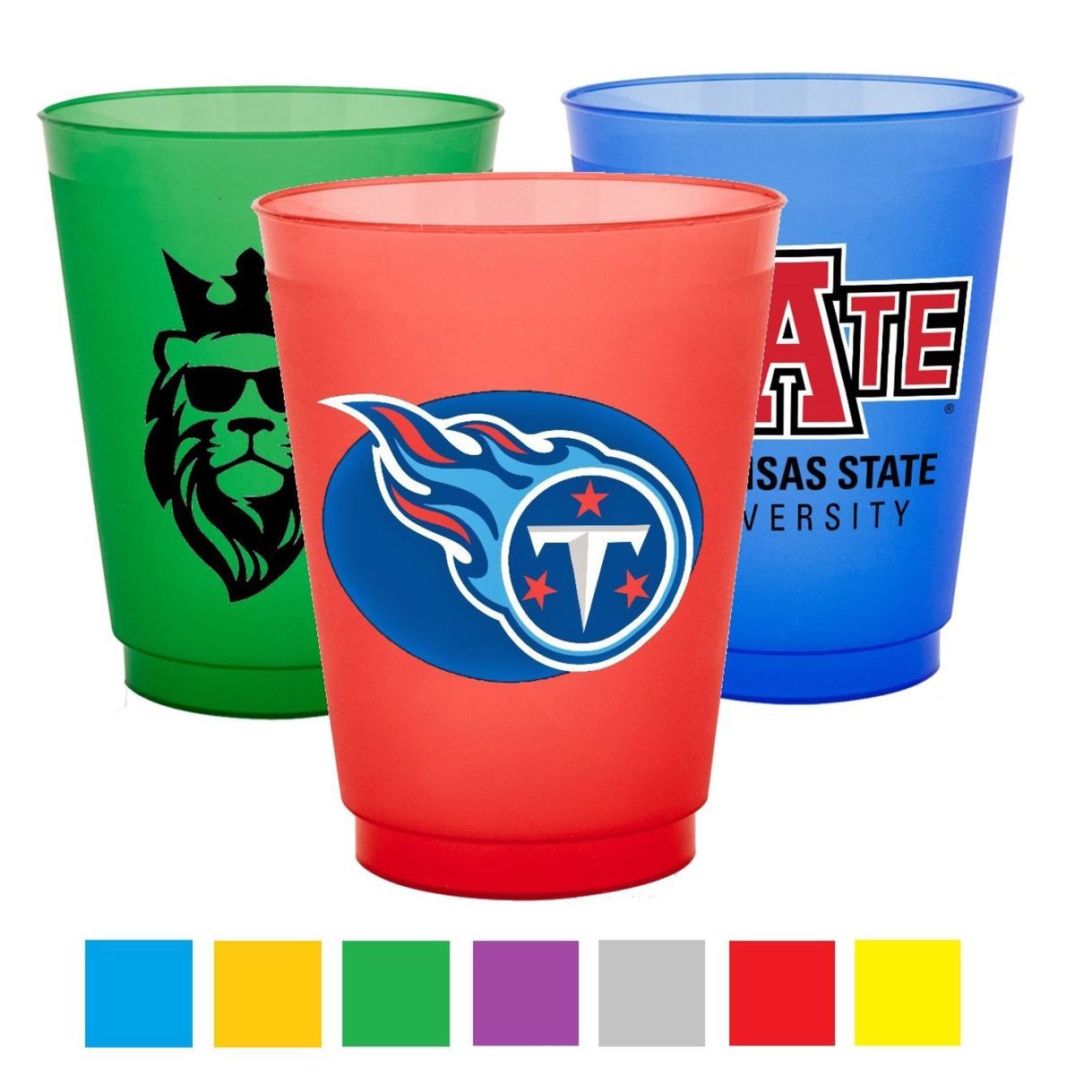 Frosted Stadium Cup W Flexible Plastic 16 Oz Stadium Cups Corporate Frosted Stadium Cup W Flexible Plastic 16 Oz Stadium Cups Corporate