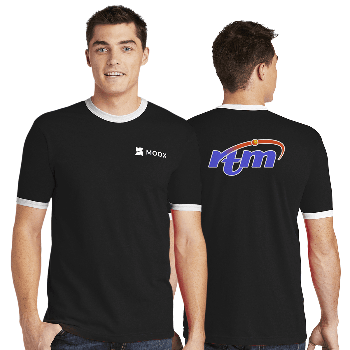 American Apparel ® Fine Jersey Ringer T-Shirt | Order Swag