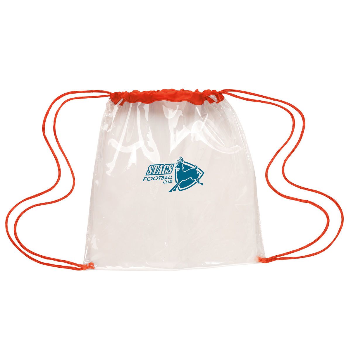 Good Value™ Clear Game Drawstring Backpack | Corporate Specialties