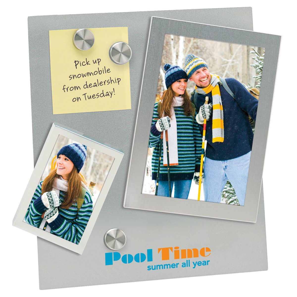 Dual magnetic frame with stand | Corporate Specialties