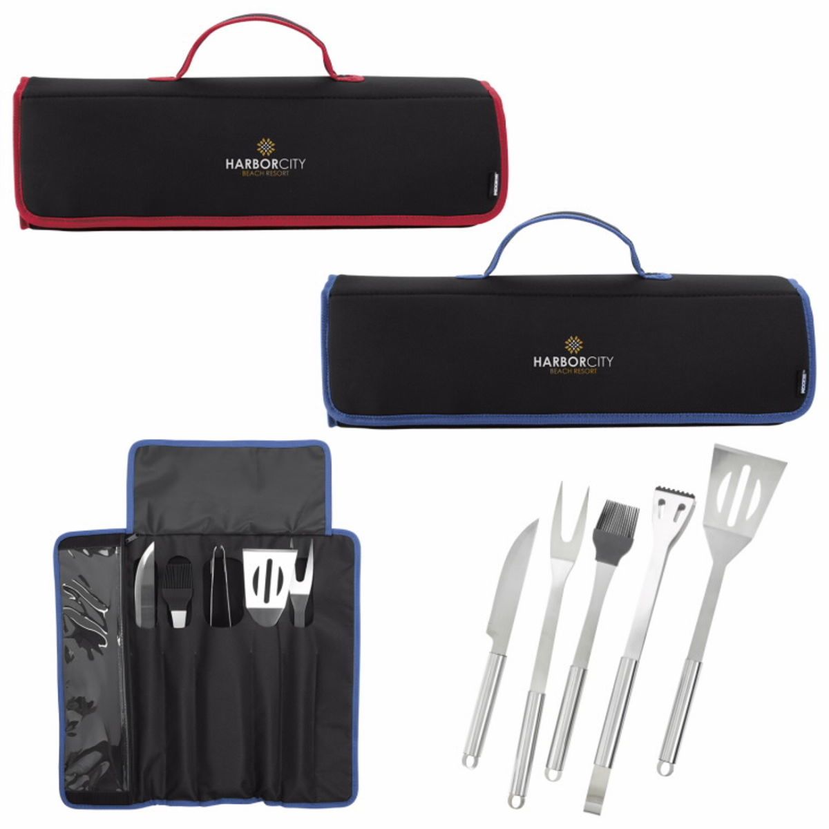 Koozie® Camp 5-piece BBQ Set | SWAGBOX.COM