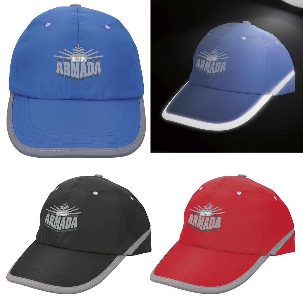 Promotional Wave reflective cap Personalized With Your Custom Logo