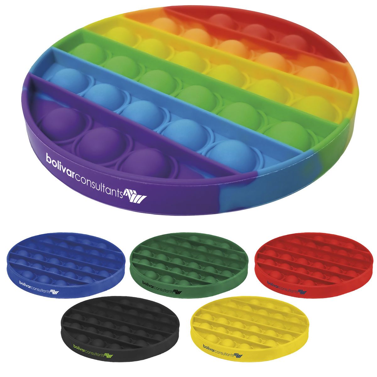 Promotional Round pop bubble Personalized With Your Custom Logo