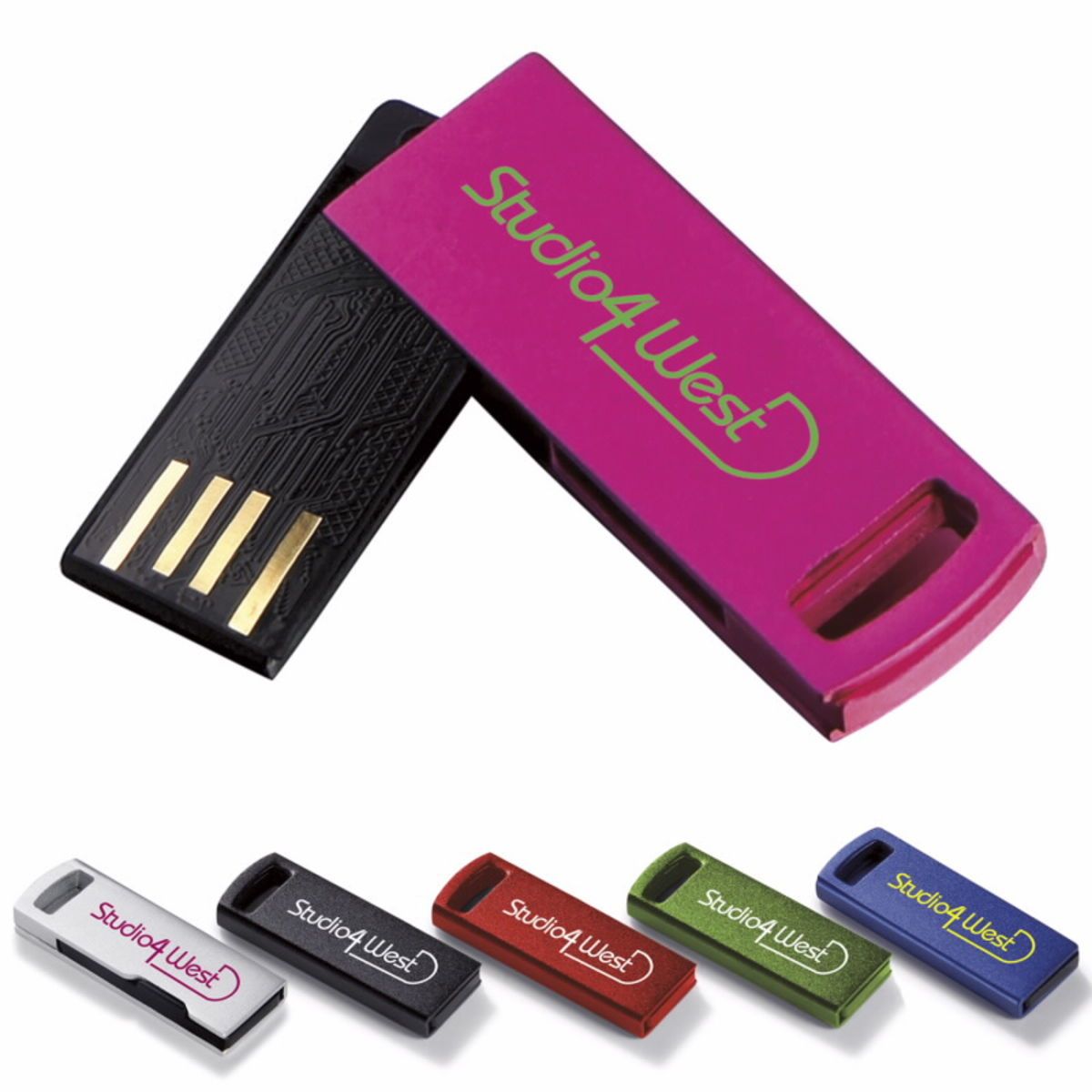 2 gb aluminum usb 2.0 flash drive | Swag Your Brand