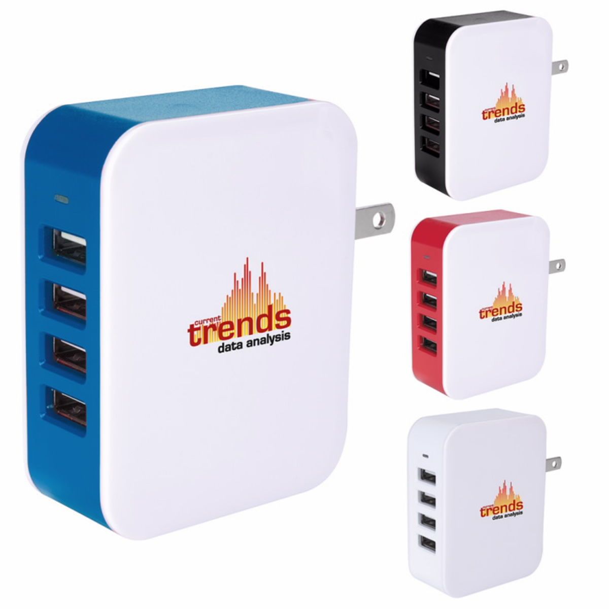 4-port usb wall adapter | Order Swag