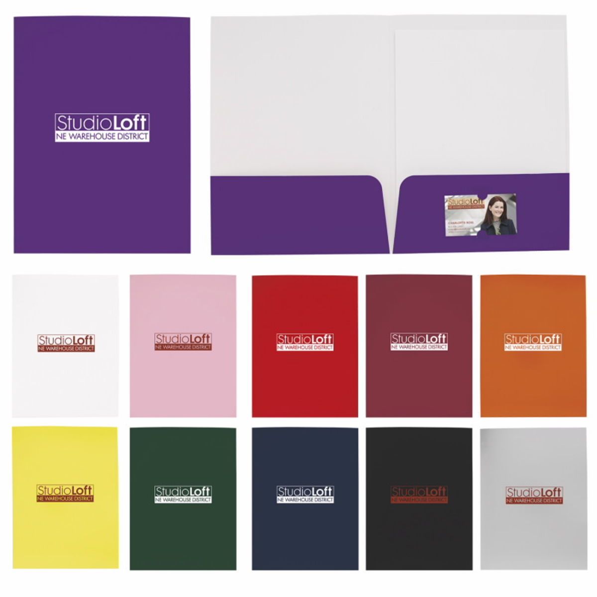 Gloss paper folder | Corporate Specialties