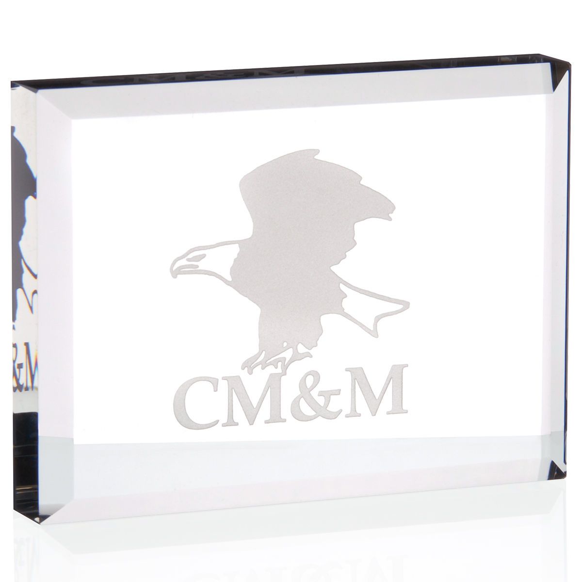 Promotional Crystal paperweight Personalized With Your Custom Logo