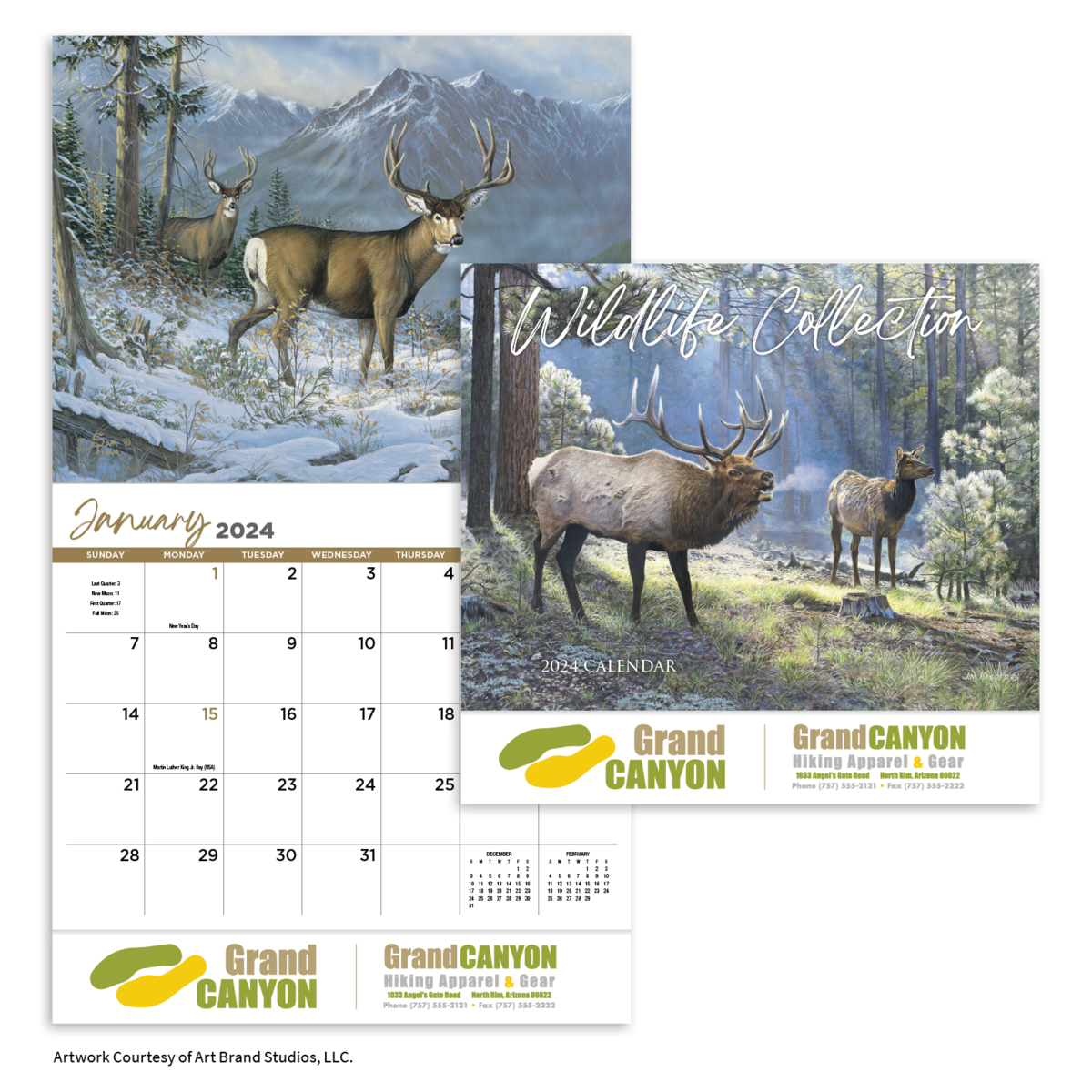 HotLine® Products Wildlife Collection Appointment Calendar - Stapled ...