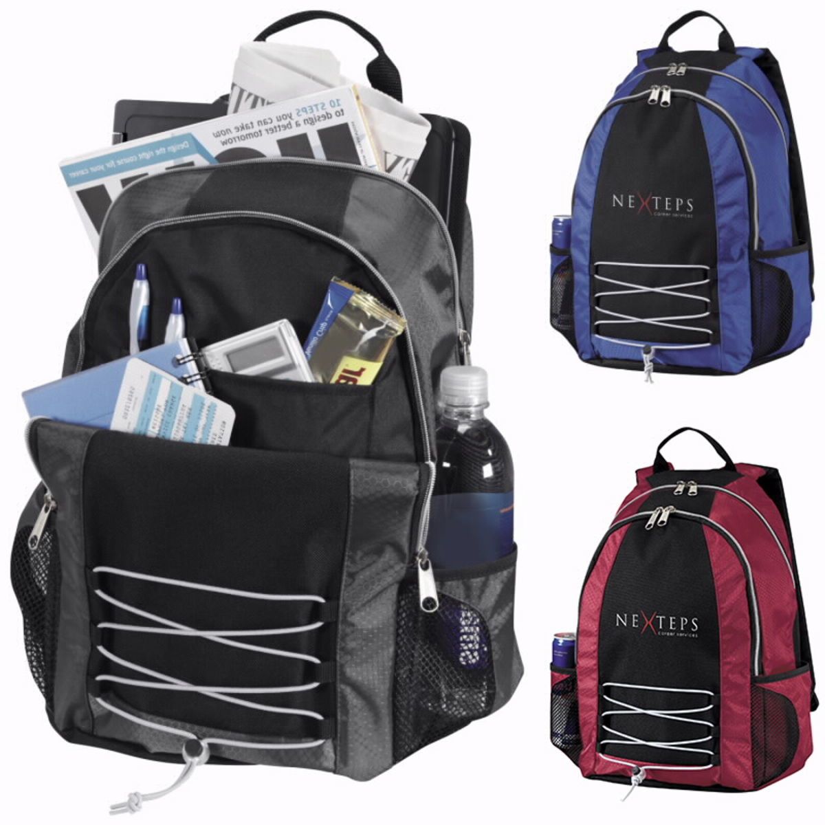 Promotional Base jump computer backpack Personalized With Your Custom Logo
