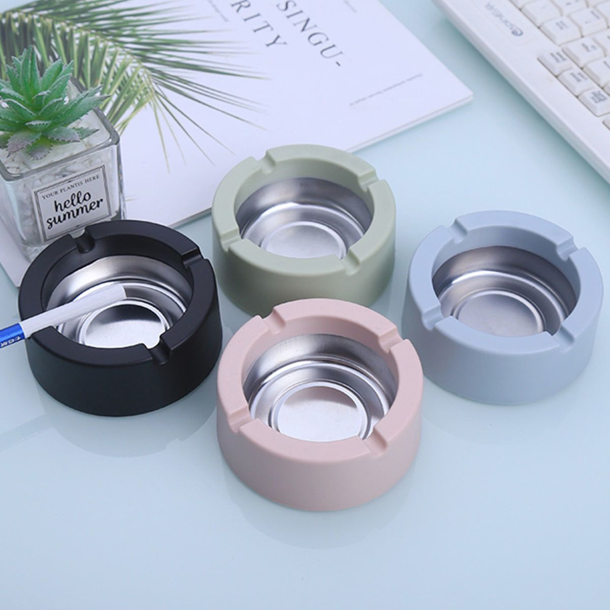 Stainless steel liner ashtray | Corporate Specialties