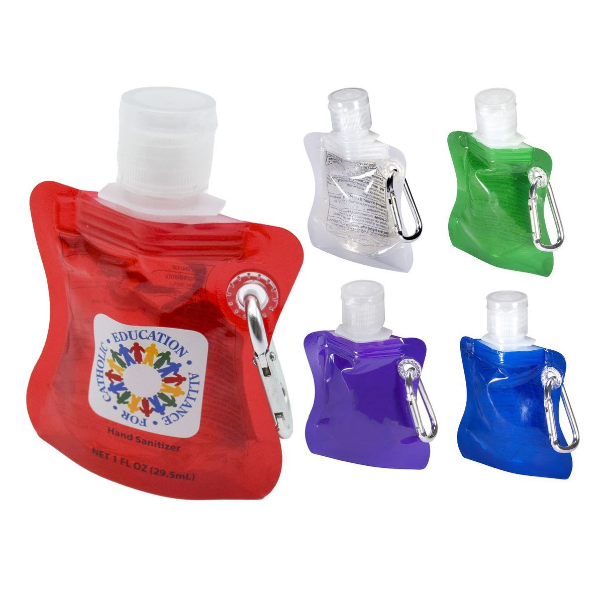 Promotional 1oz sanitizer pouch Personalized With Your Custom Logo