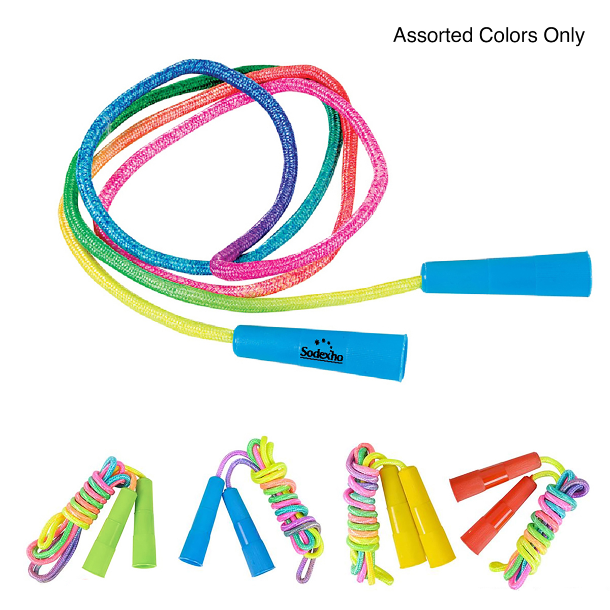 Promotional Rainbow jump rope Personalized With Your Custom Logo