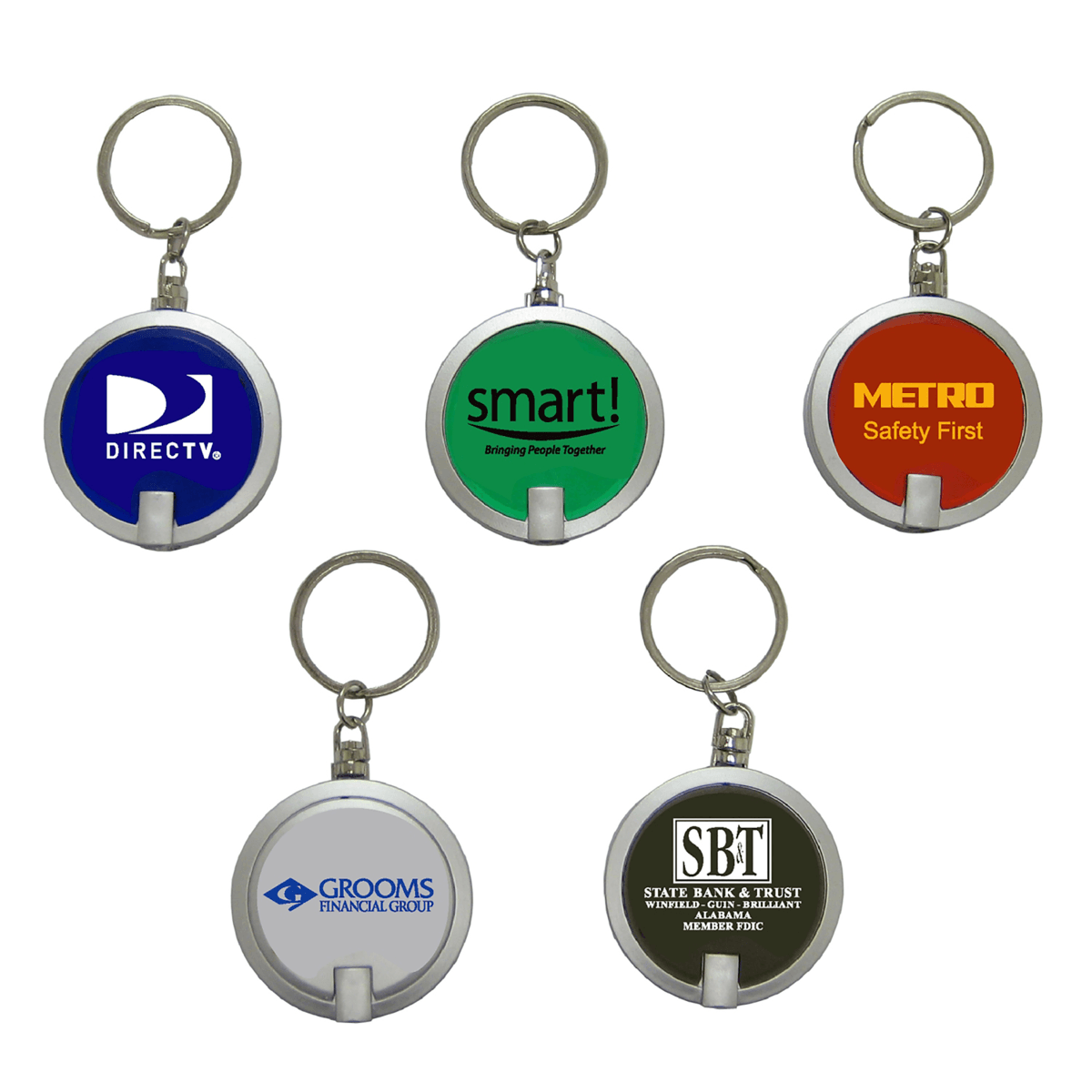Promotional Flashlight key chain Personalized With Your Custom Logo
