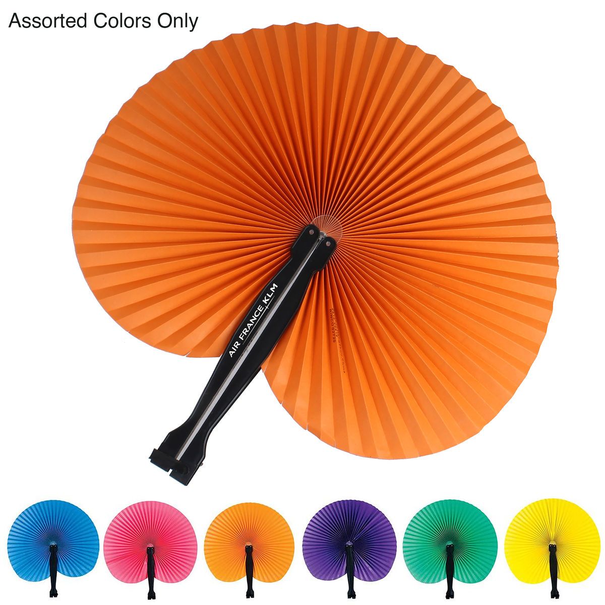 Promotional Colorful folding fan Personalized With Your Custom Logo