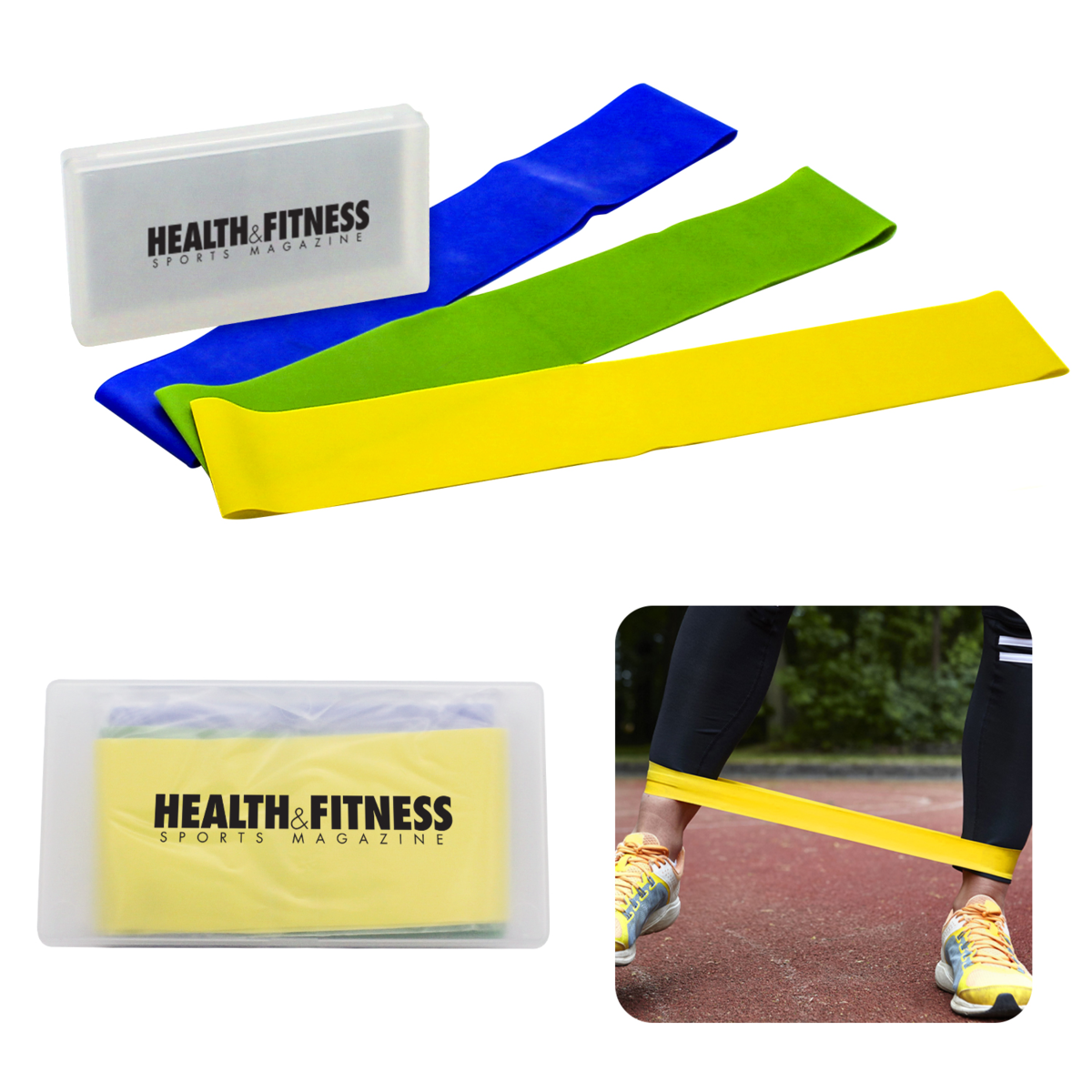 Promotional Resistance band set Personalized With Your Custom Logo
