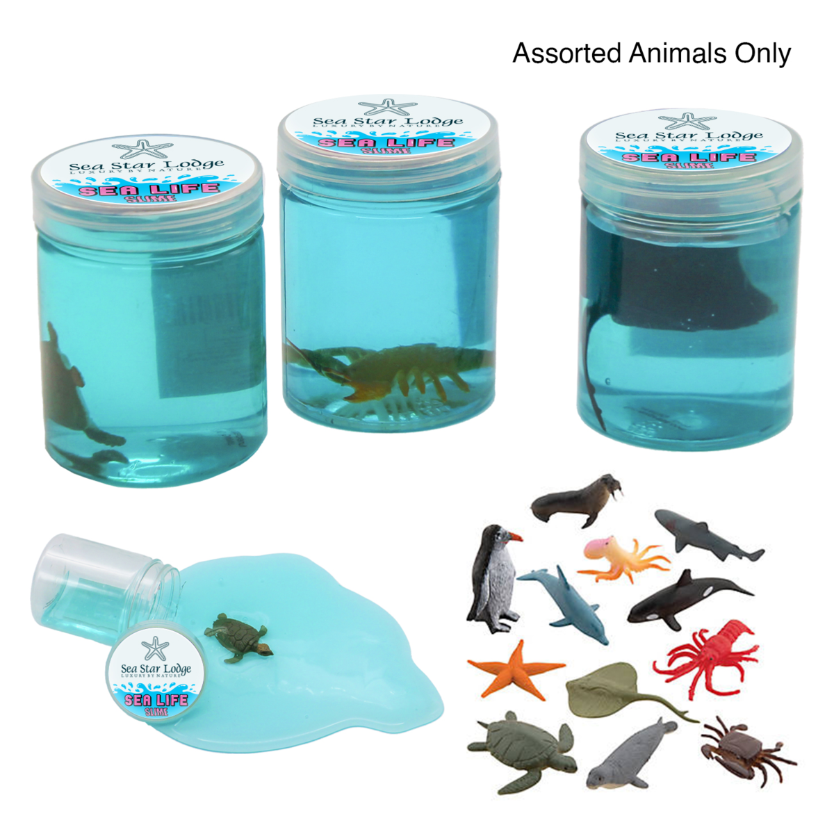 Custom Sea life slime Personalized With Your Logo