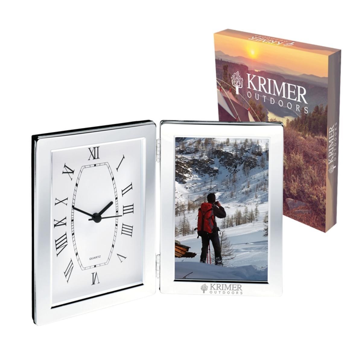 Jadis I Desk Clock Photo Frame | Corporate Specialties