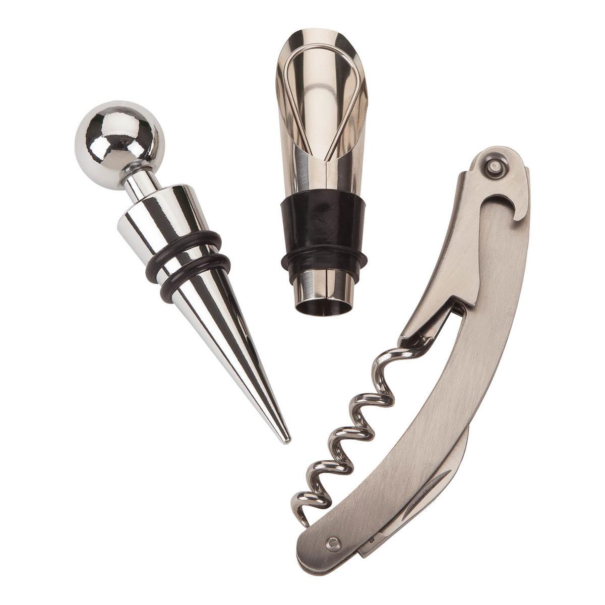 Promotional Mendoza 4 piece wine set Personalized With Your Custom Logo