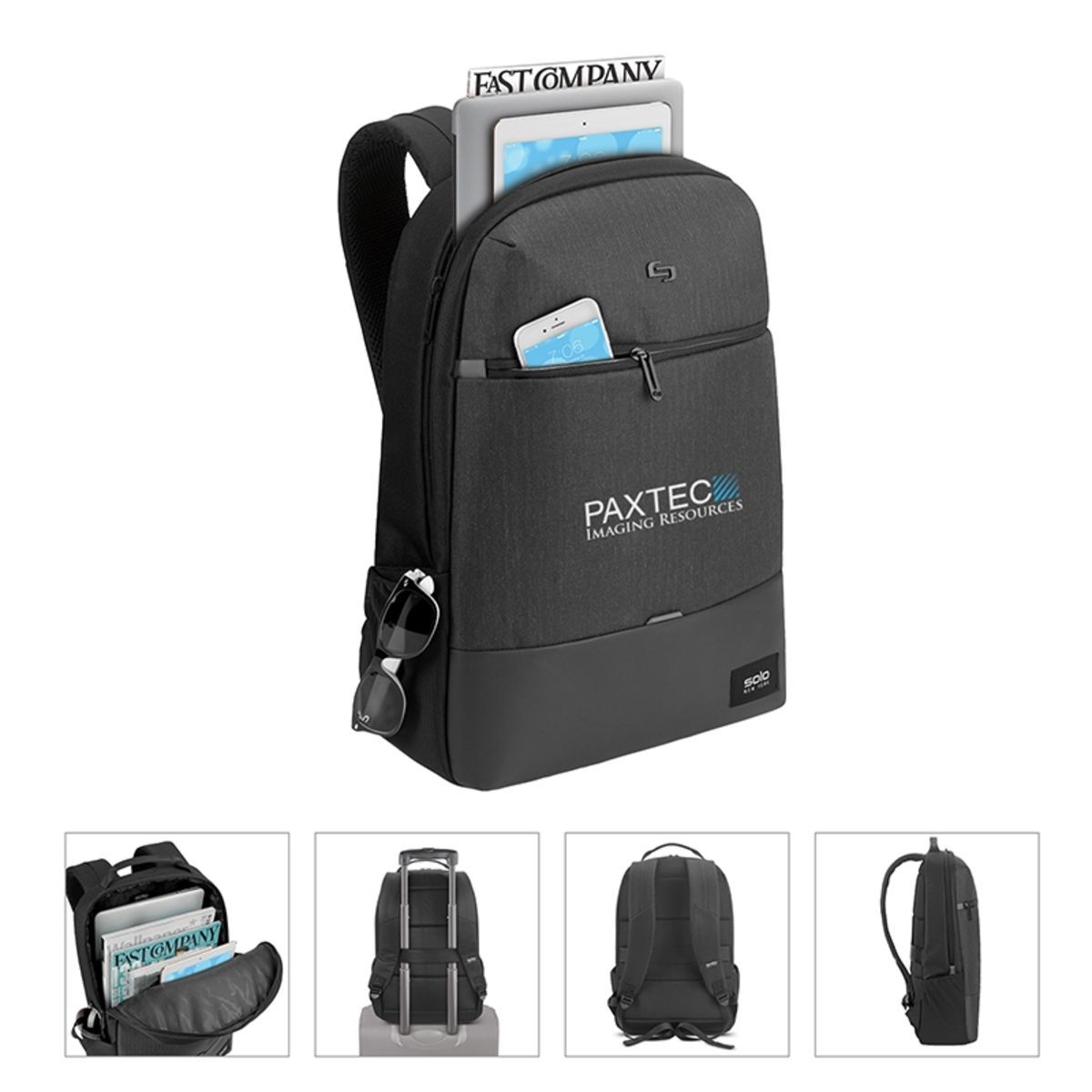 Promotional Solo ny ad backpack Personalized With Your Custom Logo