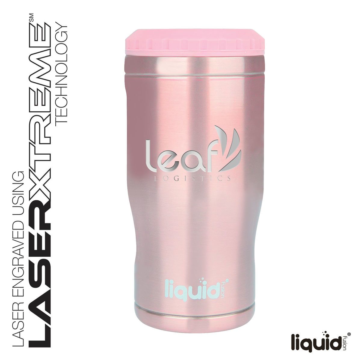 Liquid Fusion Icy Bev Kooler 4-In-1 Double Wall Stainless Steel Can ...