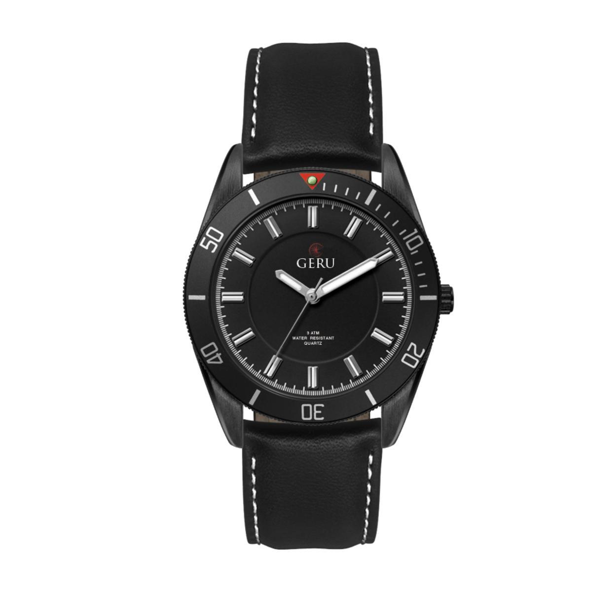 Custom Ladies 34mm metal case ladies 34mm black metal case with black ...