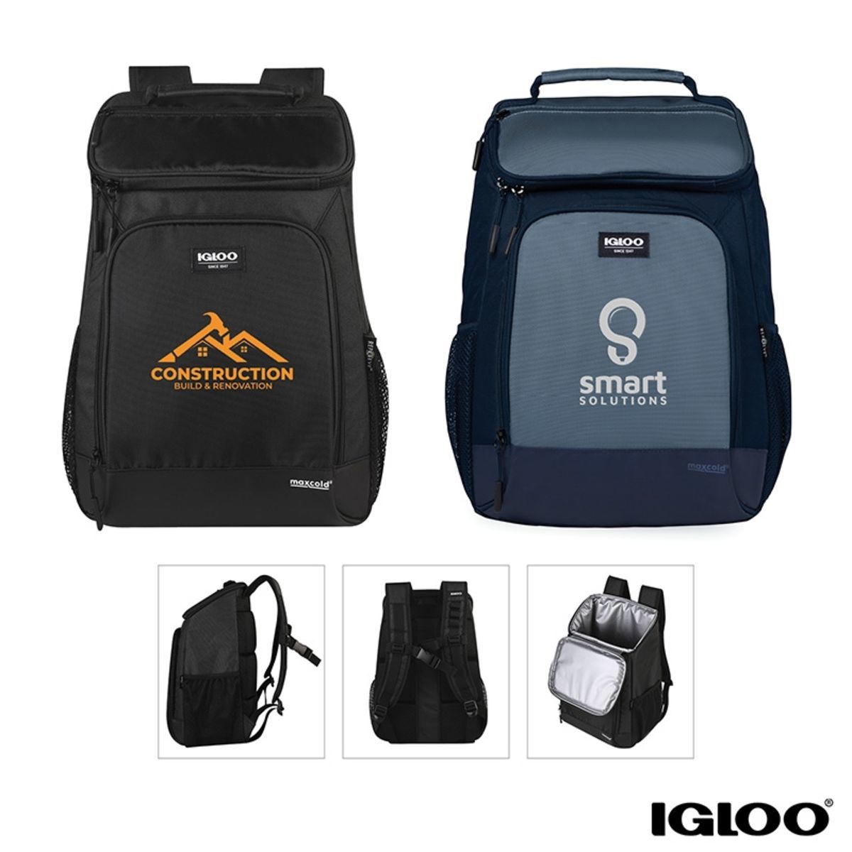 Igloo maxcold evergreen 24-can rpet backpack | Corporate Specialties