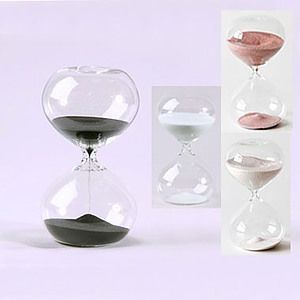 sand timer on screen