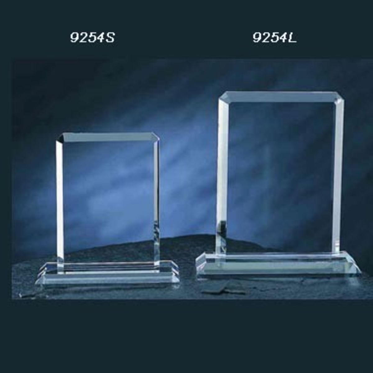 Crystal rectangular award | Corporate Specialties