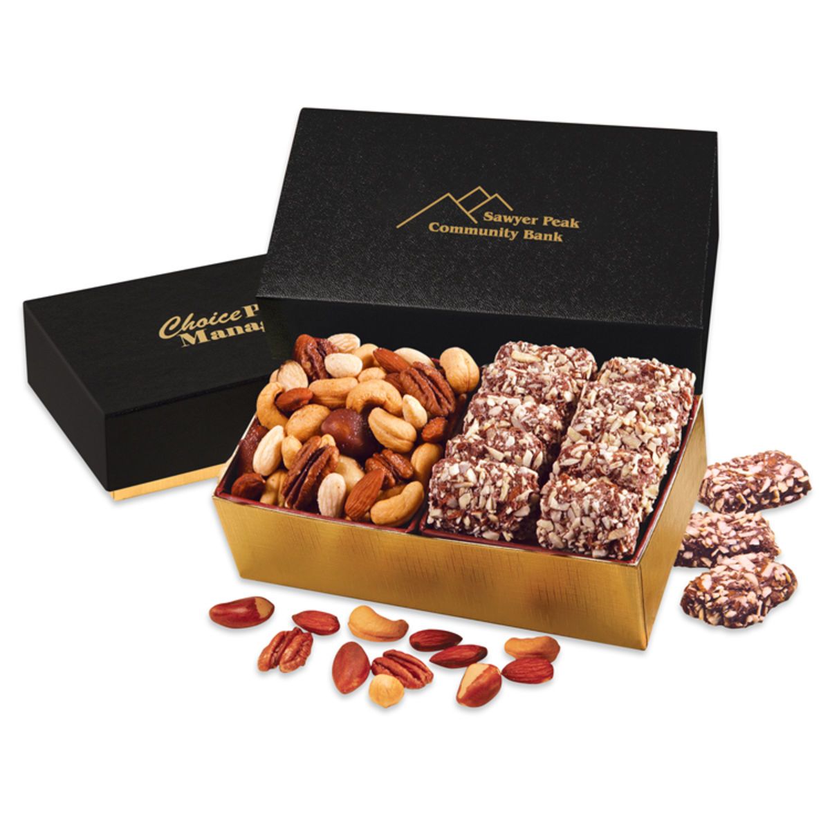 Promotional Sale - english butter toffee deluxe mixed nuts in black ...