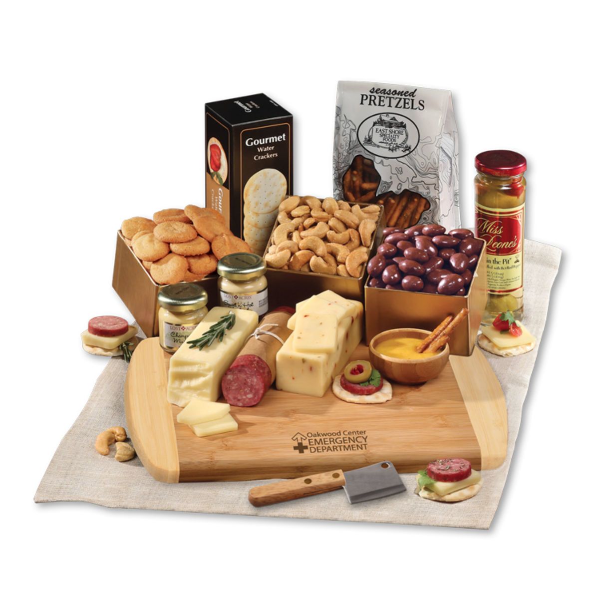 Promotional Deluxe snackable sampler Personalized With Your Custom Logo